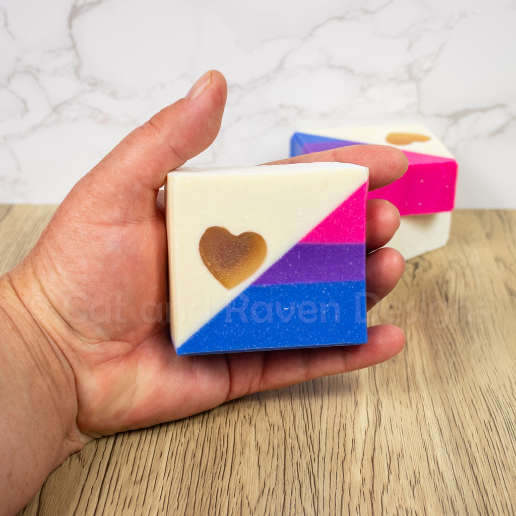 Big Bi Energy (bisexual pride flag) soap – LGBTQ Outpost